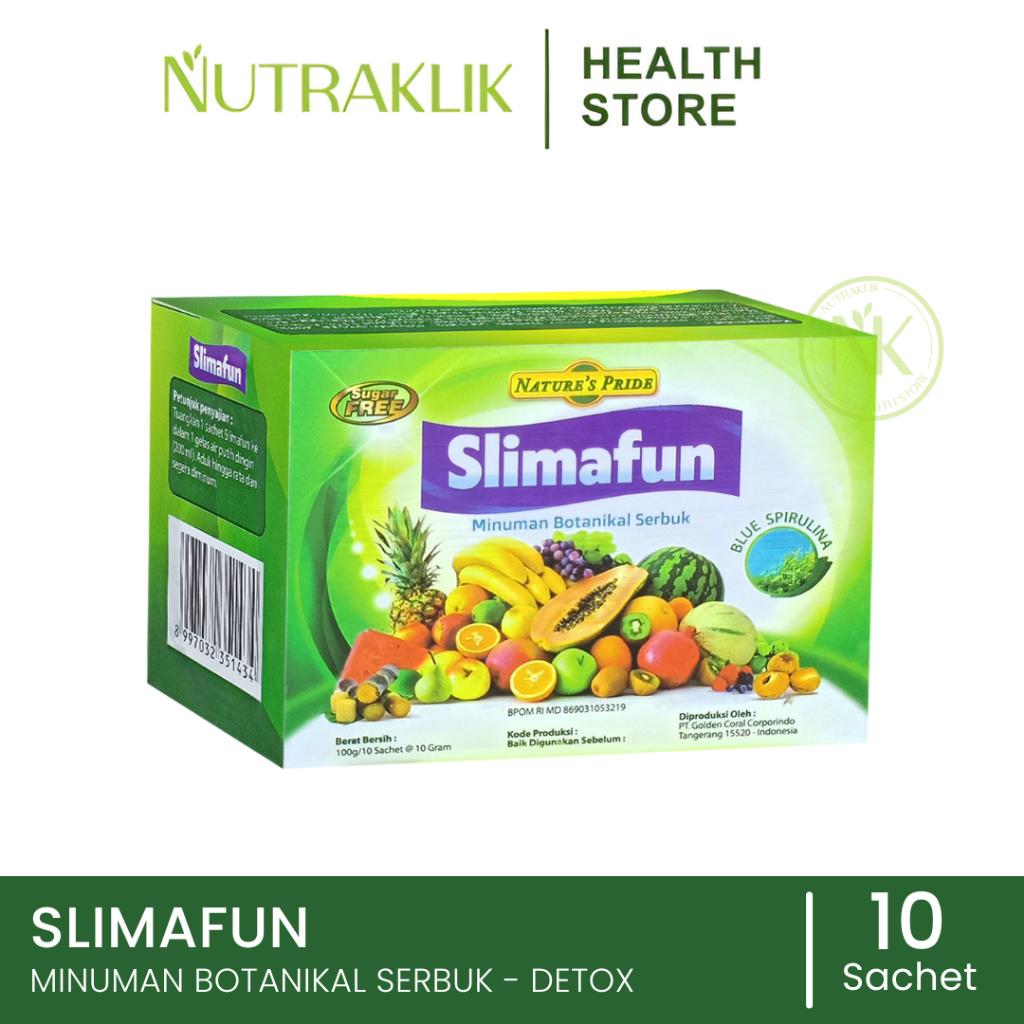 Jual NATURE'S PRIDE SLIMAFUN MINUMAN BOTANIKAL SERBUK ISI 10 SACHET ...