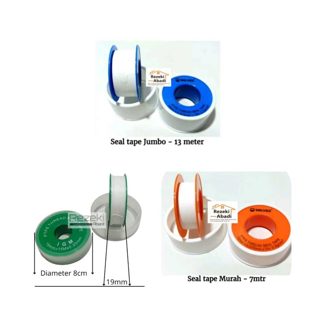 Jual Sealtape Super Jumbo - Isolasi Kran Murah - Selotip Kran | Shopee ...