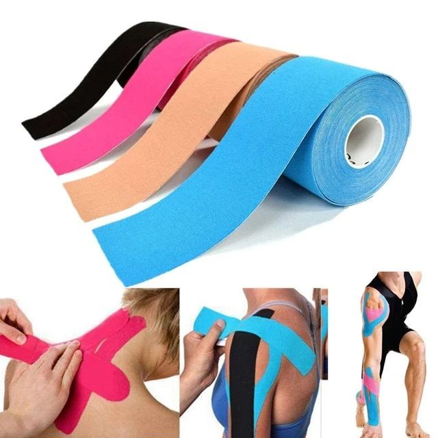 Jual Kinesio Tape 5cm x 5m Teping Volly Tapping Kinesiology Original Therapy Perban Taping ...