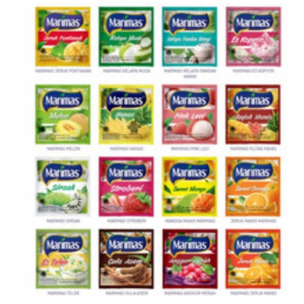 Jual Marimas Minuman Serbuk instan berbagai varian rasa - Jambu biji ...