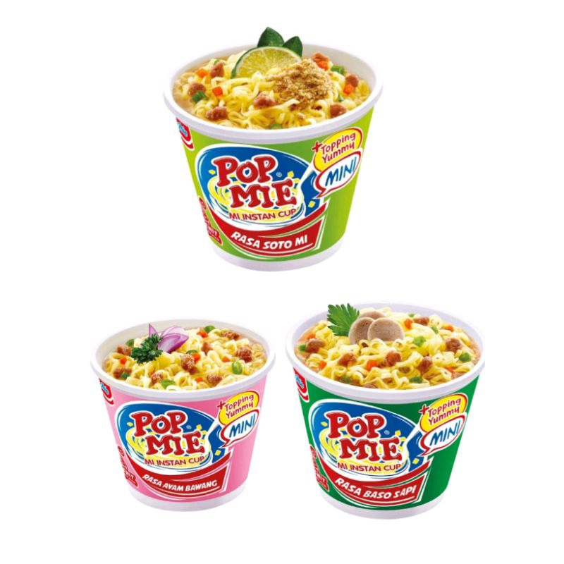 Jual POP MIE MI INSTAN MINI CUP 39GR | Shopee Indonesia