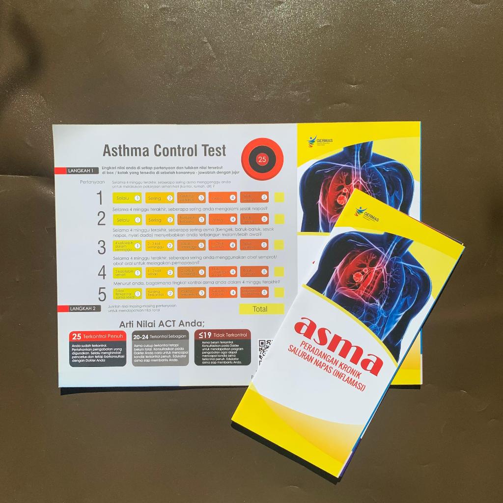 Jual Brosur Kesehatan | Leaflet Asthma Control Test | Pencegahan dan ...