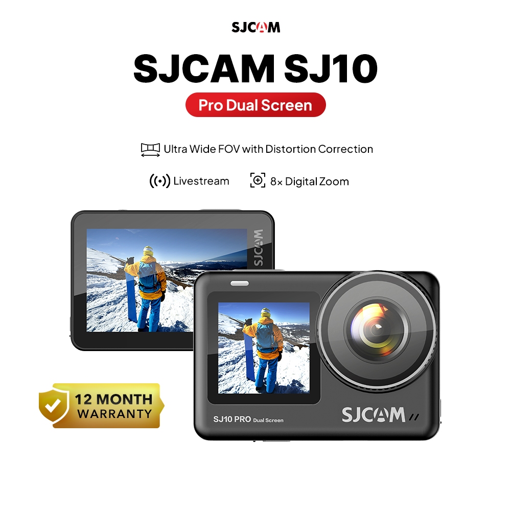 Jual SJCAM SJ10 Pro Dual Screen ActionCam kamera waterproof underwater ...