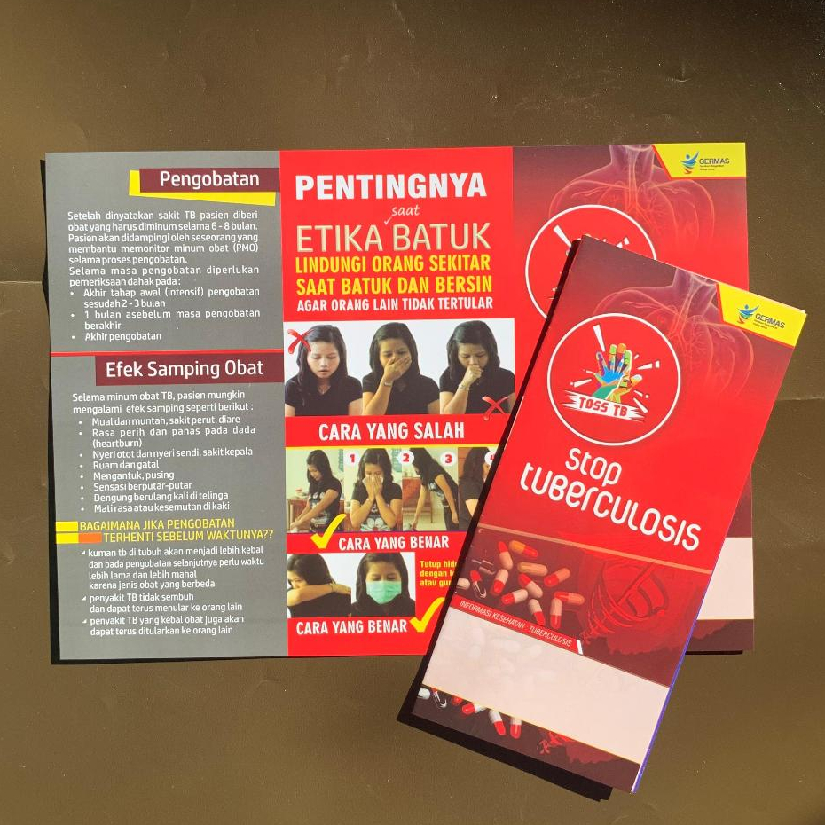 Jual Brosur Kesehatan | Leaflet STOP Tuberculosis | Media Edukasi Etika ...