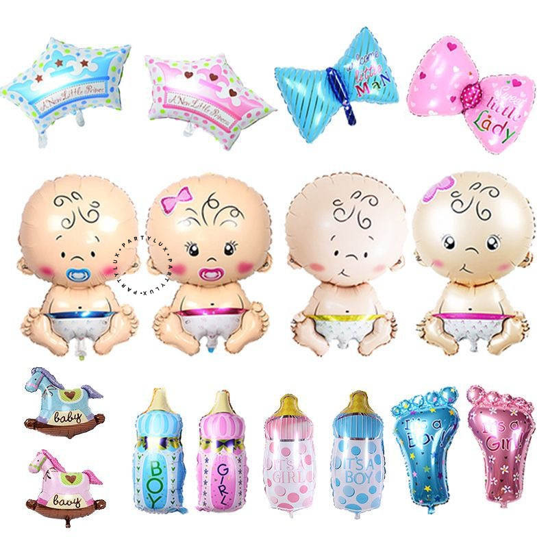 Jual Balon Bayi Cowo Cewe / Balon Baby Boy Girl / Balon Foil Karakter ...