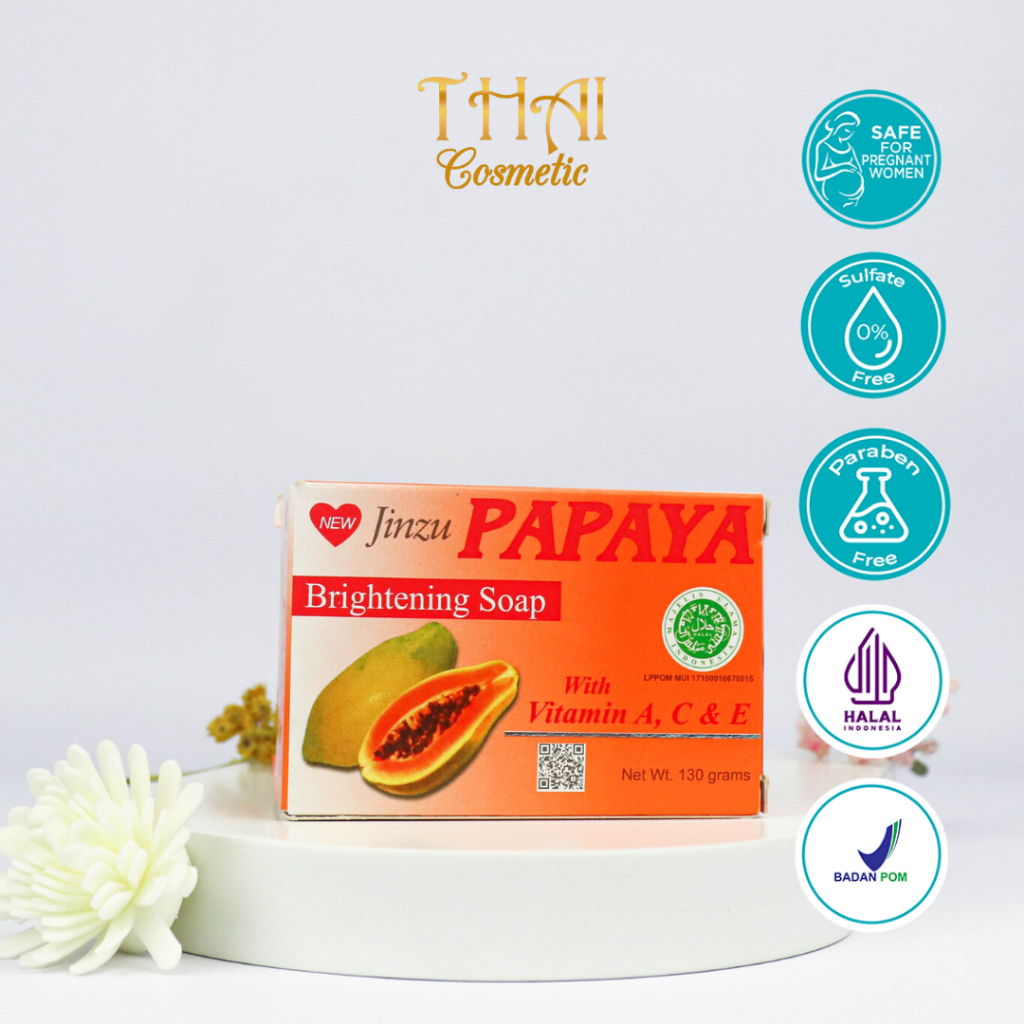 Jual Jinzu Sabun Papaya Brightening Soap 130g | Shopee Indonesia