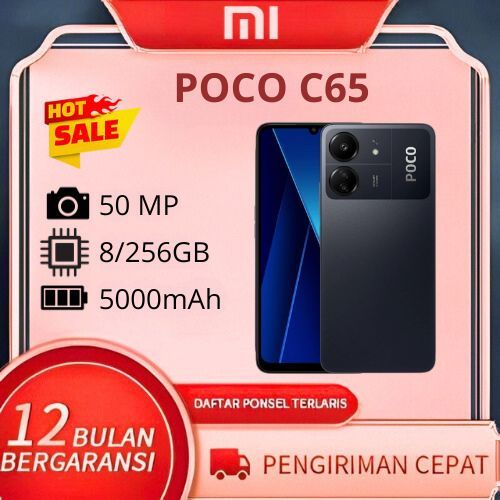Jual REDMI XIAOMI POCO C65 RAM 6/128GB 8/256 GB NFC FULLSET GARANSI 12 BULAN AMAN TERPERCAYA ...