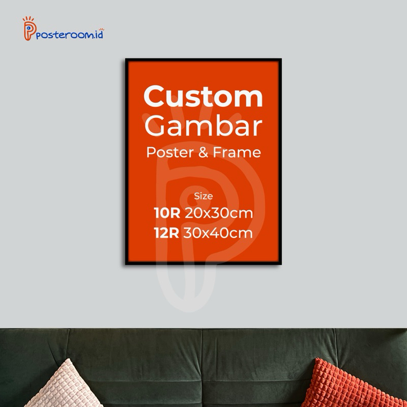 Jual Custom Gambar Frame Poster 10R 20x30cm / 12R 30x40cm | Shopee ...