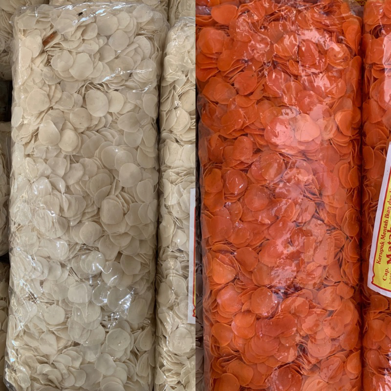 Jual Kerupuk Seblak Mentah MP Oren MP Putih 5KG | Shopee Indonesia