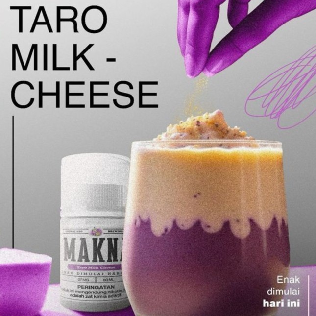 Jual MAKNA V2 TARO MILK CHEESE 60ML 3MG 7MG BY UNIONLABS | Shopee Indonesia