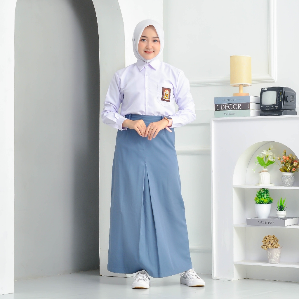 Jual Seragam SMA baju osis putih lengan panjang sma | Shopee Indonesia