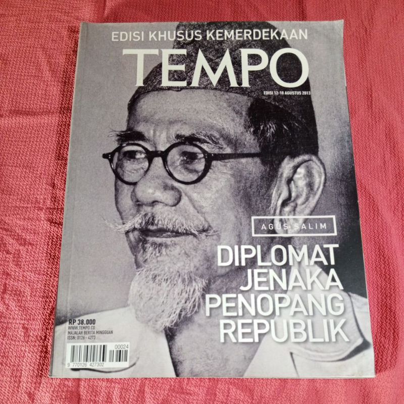 Jual majalah TEMPO edisi khusus kemerdekaan + poster Agus Salim, edisi ...