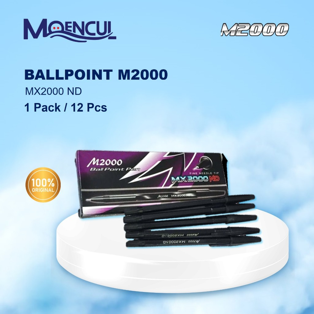 Jual 1 Pack | 12 Pcs M2000 Ballpoint Pen Mx2000 Nd | Pulpen | Pulpen ...