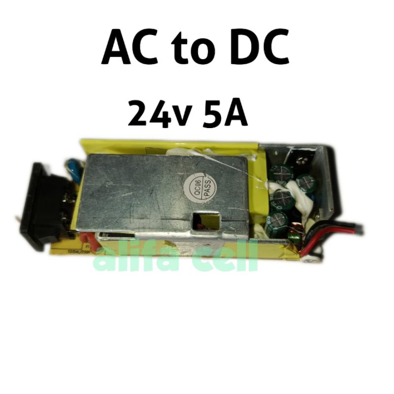 Jual Power supply 24v 5A 6A tenaga badak smps 24v 5A adaptor 24v 5A 24v ...