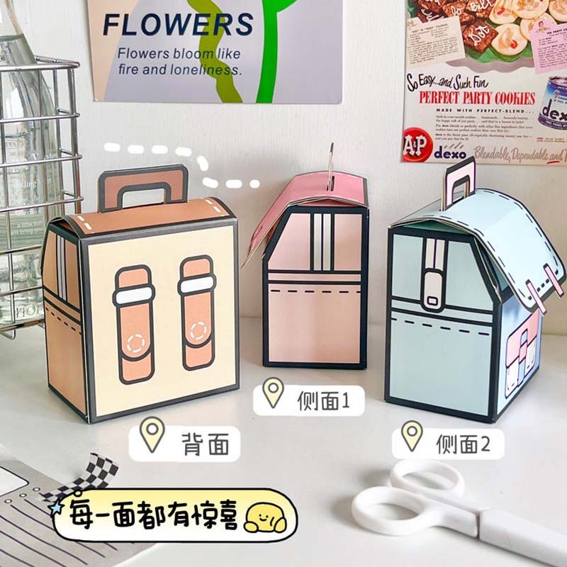 Jual Satuan- Box kado gift ultah anak sekolah/ Mini box kado lucu model ...