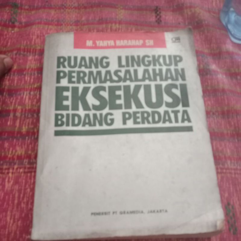 Jual buku ruang lingkup permasalahan eksekusi bidang perdata | Shopee Indonesia