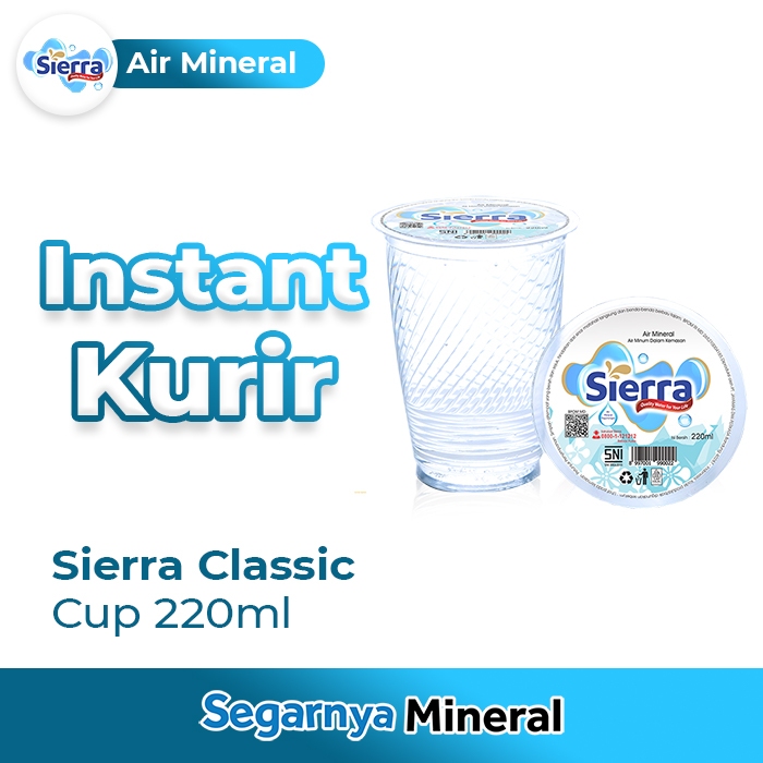 Jual Sierra Classic Cup 220 ml (Instant Kurir) | Shopee Indonesia