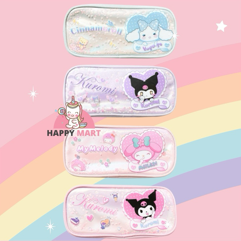 Jual Kotak pensil SHIMER GLITTER motif sanrio kuromi / cinnamoroll ...