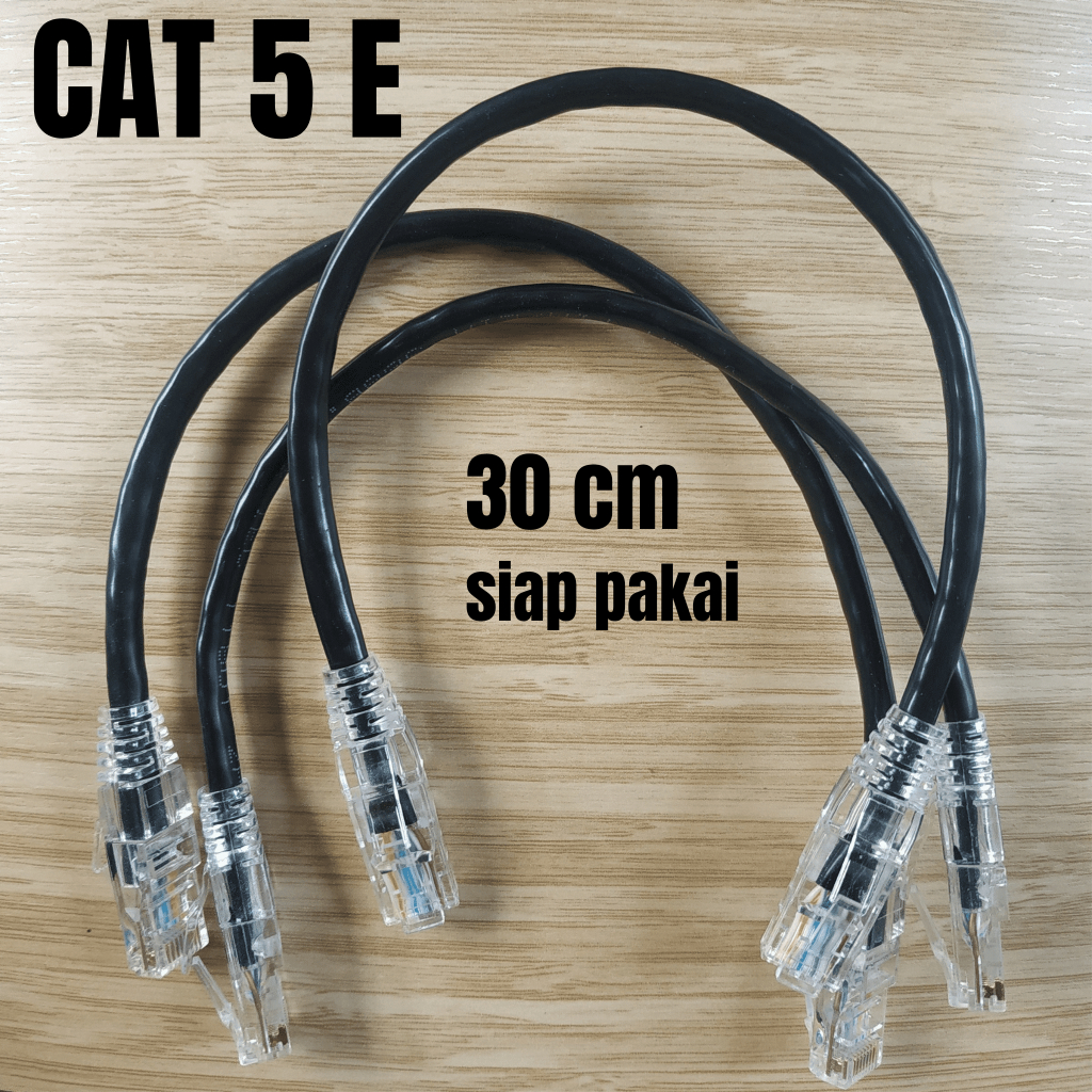Jual kabel LAN CAT5E server 30/25 pendek siap pakai | Shopee Indonesia