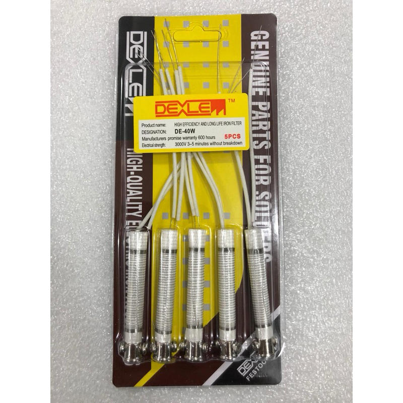 Jual 5pcs Elemen Solder Soder ORIGINAL DELEM DEXLE 40W | Shopee Indonesia