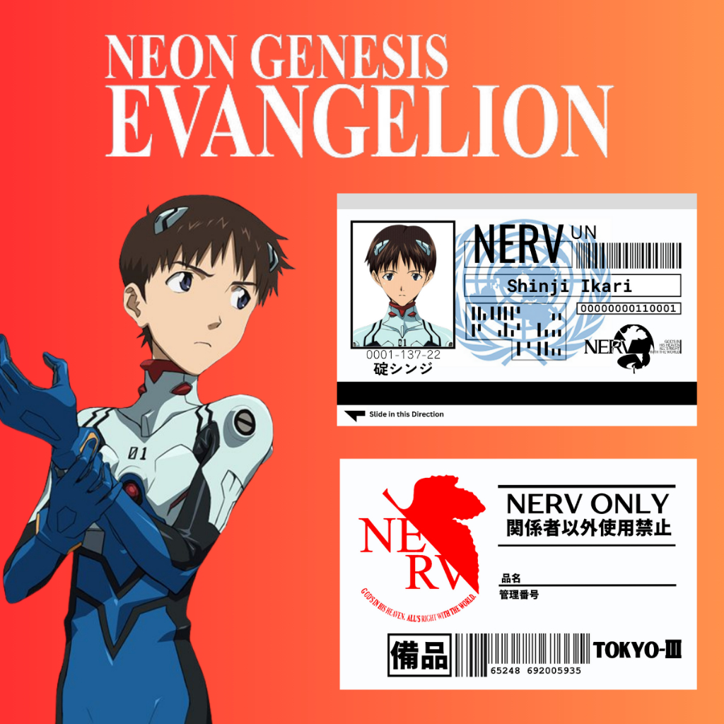 Jual Evangelion ID Card NERV ID Badge Costume Cosplay | Shopee Indonesia