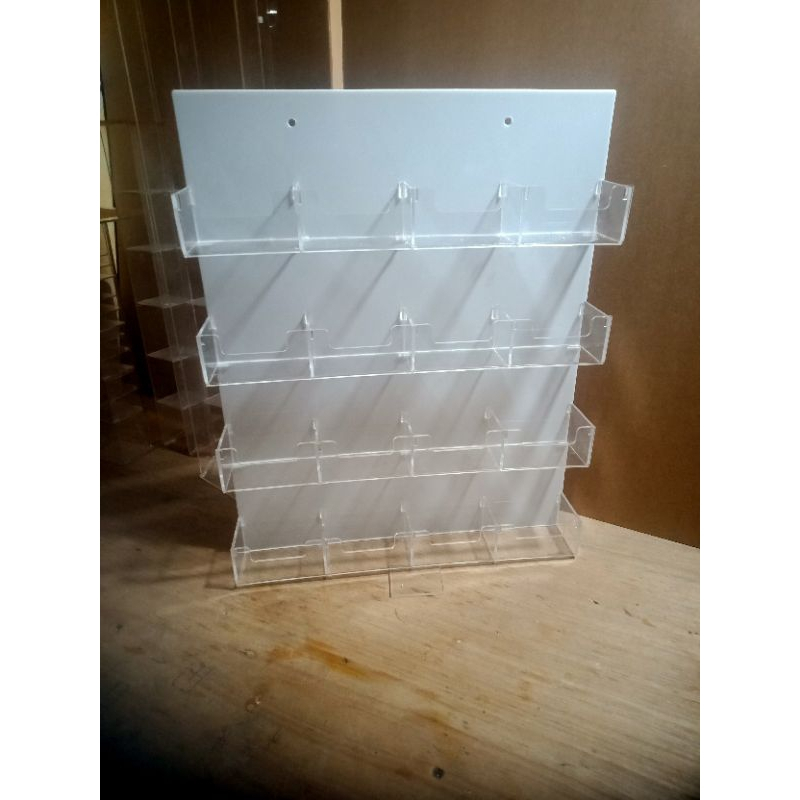 Jual Rak kopi gantung dinding akrilik/tempat kopi sachet gantung ...