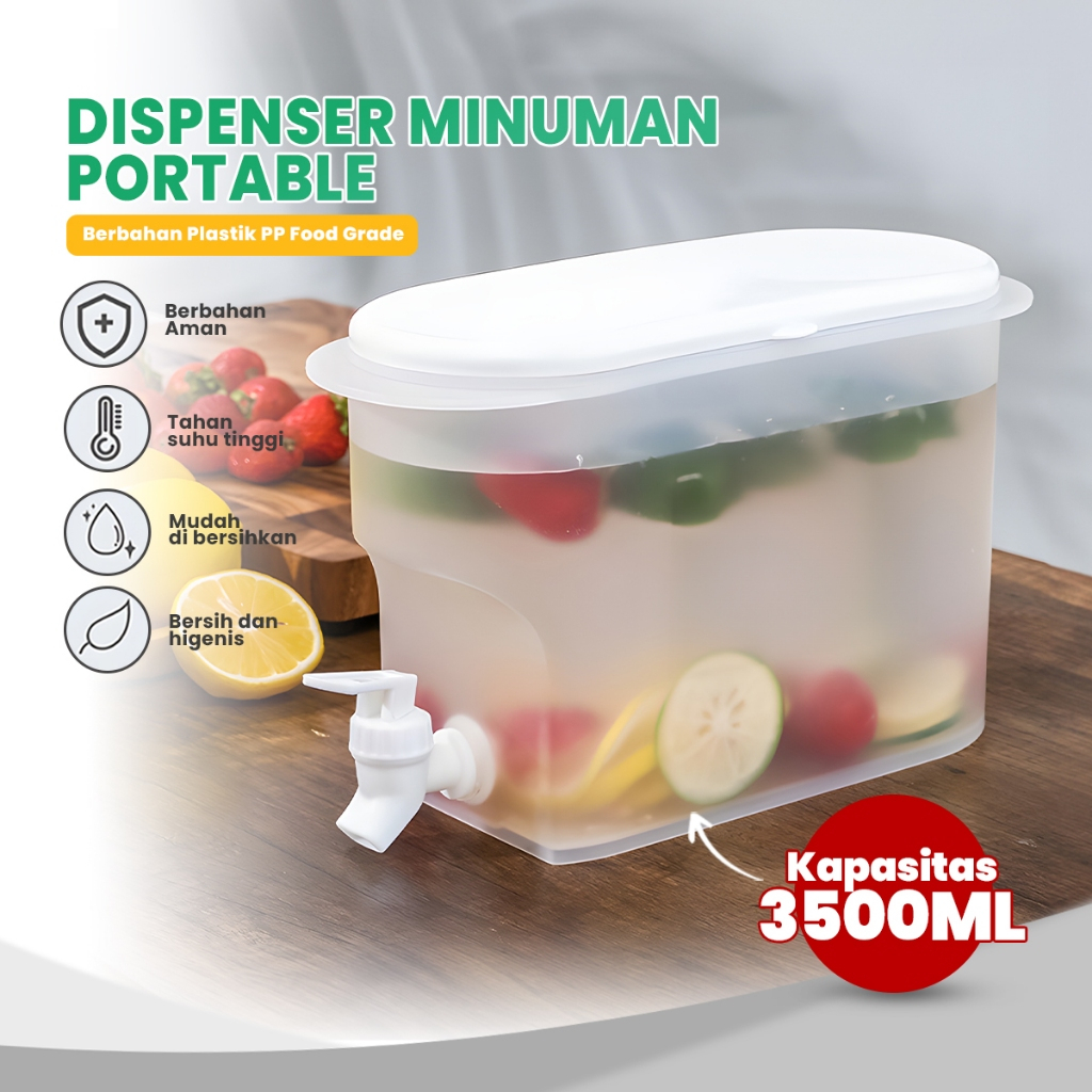 Jual Dispenser Juice Portable Teko Portable 3,5-5 liter Serbaguna ...