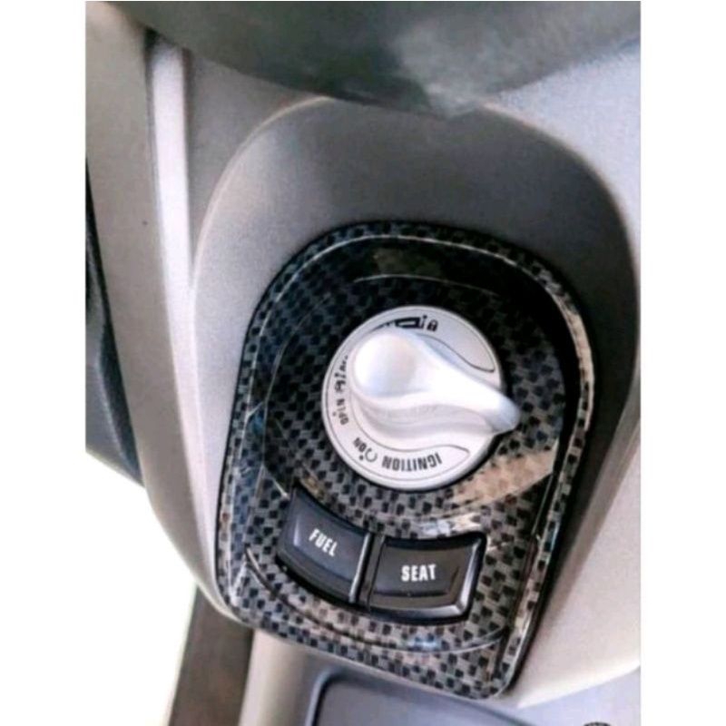 Jual Cover carbon karbon cover tutup panel kunci motor Yamaha nmax ...