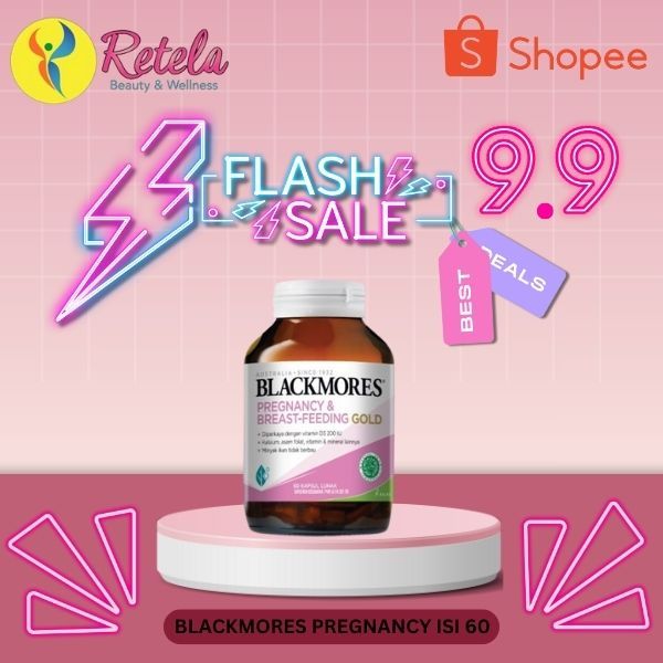 Jual BLACKMORES PREGNANT & BREASTFEEDING GOLD 1 BOTOL 60 TABLET ...