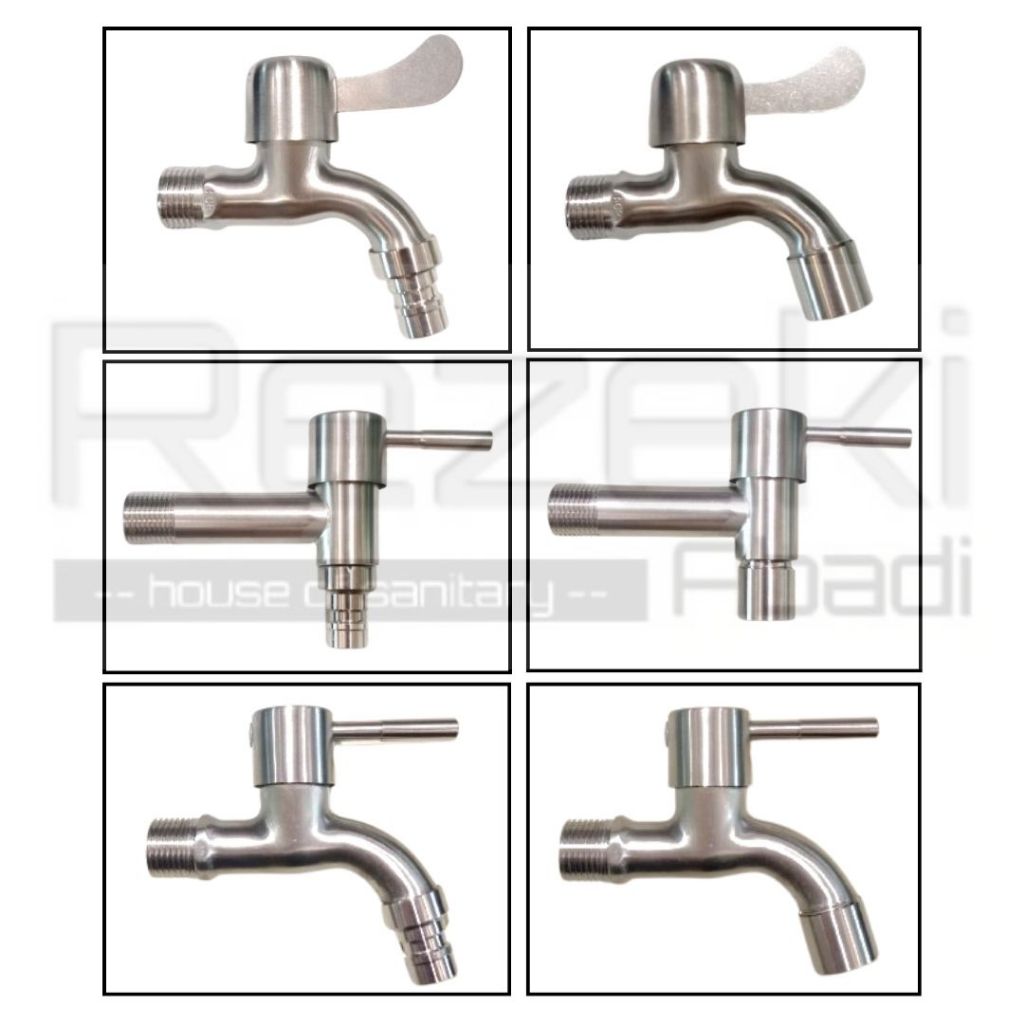 Jual Kran Tembok Taman Stainless SUS304 - Kran Wudhu - Kran Air ...