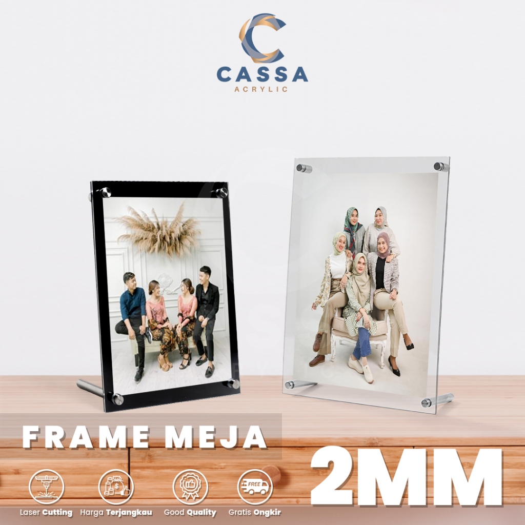 Jual Standing Frame Acrylic / Frame Bingkai Display Poster Akrilik Menu Meja | Shopee Indonesia