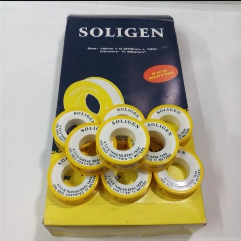 Jual sealtape soligen siltip selotip isolasi pipa air seal tape ...