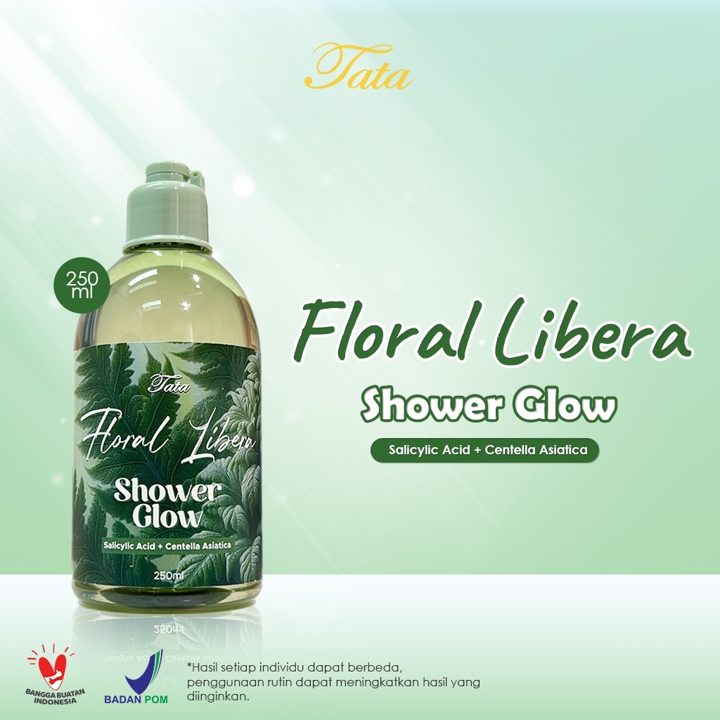 Jual Tata Shower Glow Floral Libera 250ml/Sabun Mandi (TSG GREEN 250ML ...