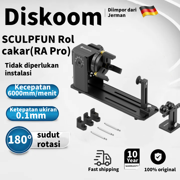Jual SCULPFUN RA Pro Roller Laser Engraver Modul Rotary Sumbu Y untuk ...