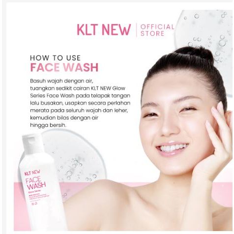 Jual KLT New Glow Series Face Wash 100Ml | Shopee Indonesia