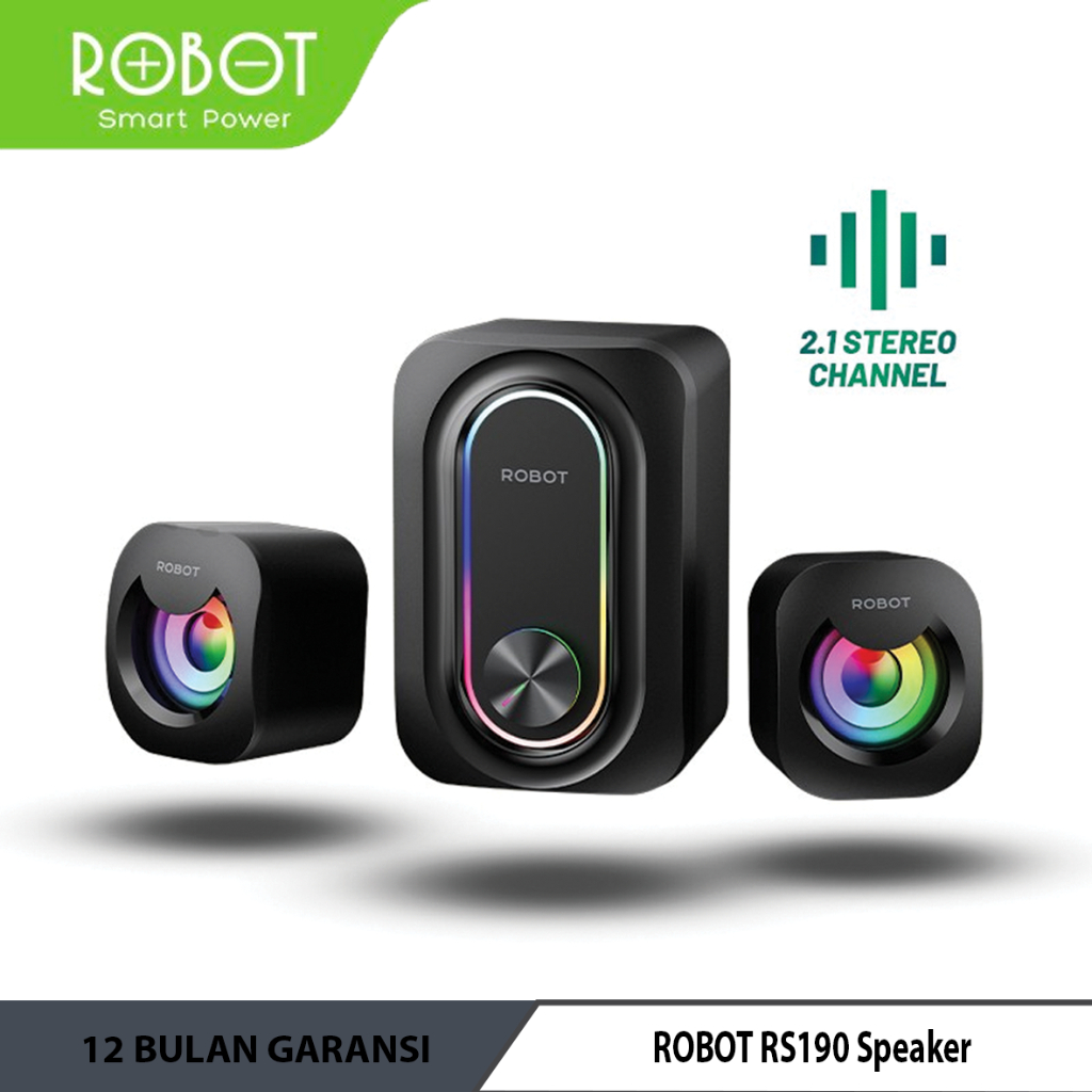 Jual ROBOT RS190 Speaker Laptop - PC - Gaming Soundbar Super Bass ...