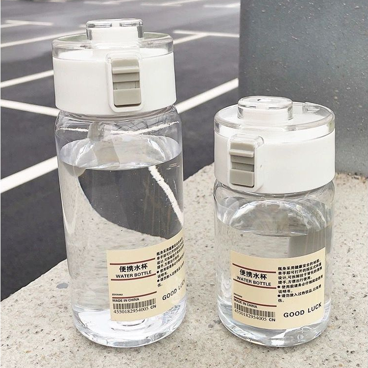Jual Botol Air Portabel Botol Minum Putih Bening Transparan Botol ...