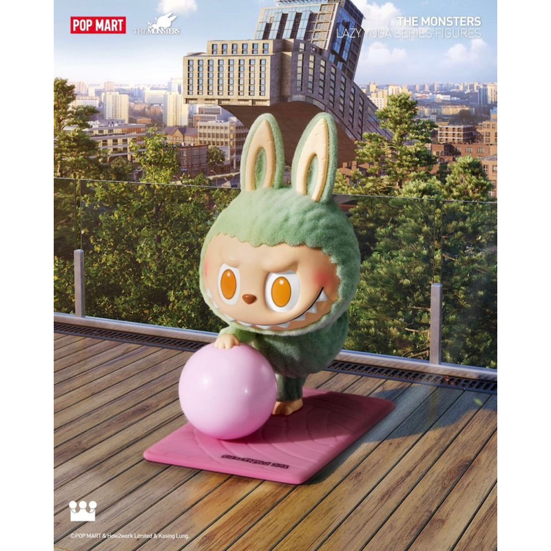 Jual LABUBU Lazy Yoga - 100% ori popmart | Shopee Indonesia