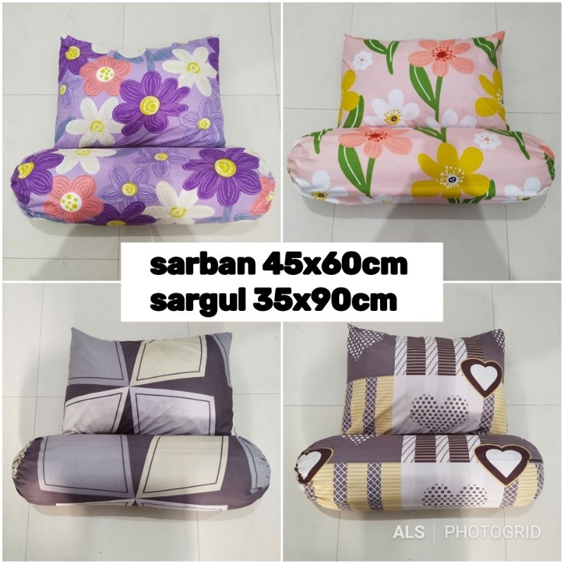 Jual SARUNG BANTAL & GULING MOTIF 1 SET | Shopee Indonesia