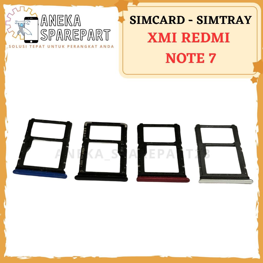Jual SIMLOCK SIMTRAY TEMPAT SIMCARD XIAOMI REDMI NOTE 7 | Shopee Indonesia