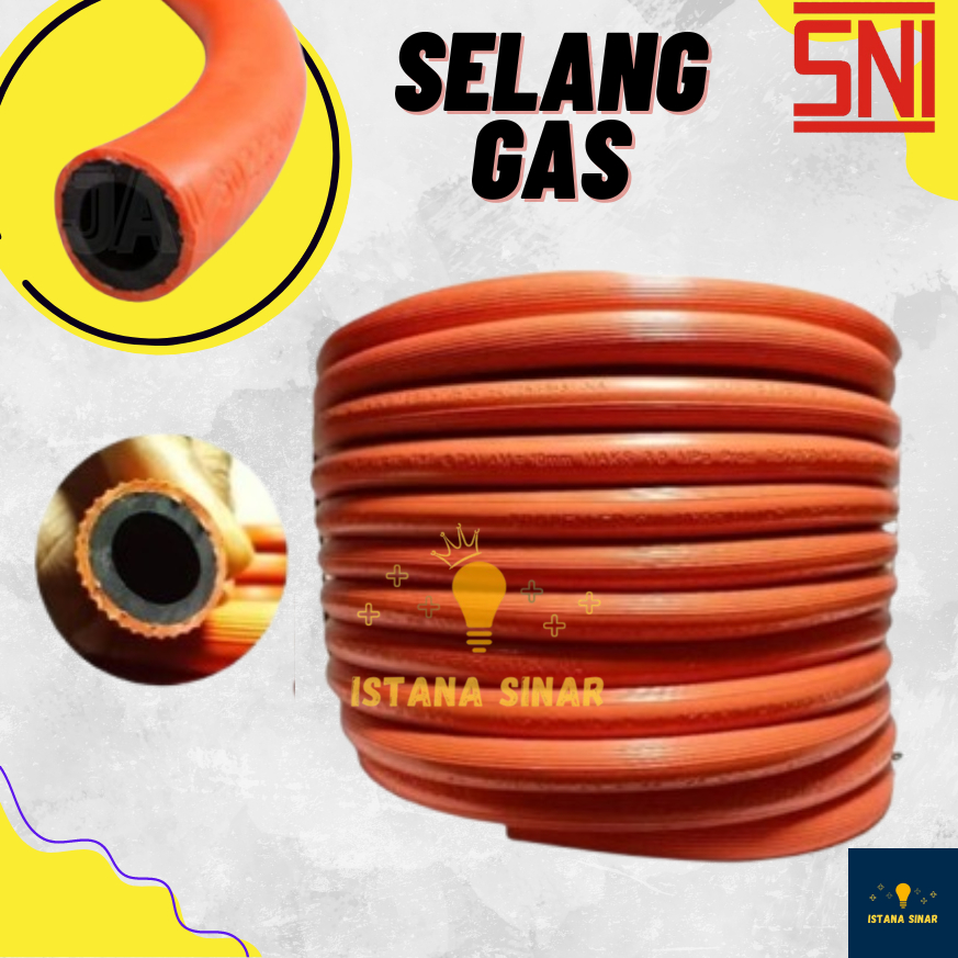 Jual Selang Gas 2 Lapis Elpiji SNI , Selang Kompor Gas , Selang elpiji ...