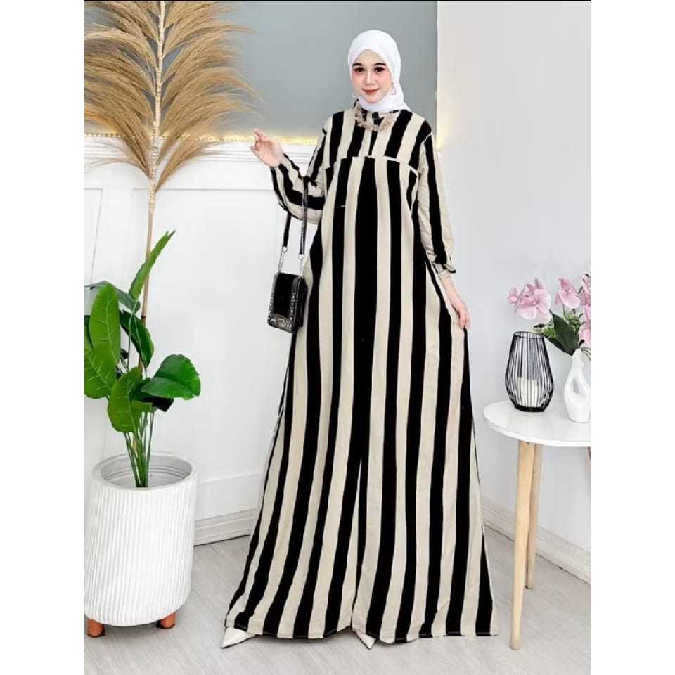 Jual GAMIS ZARA SALUR MIDI SALUR MODEL KANCING KERAH SANGHAI GAMIS KEKINIAN busui | Shopee Indonesia