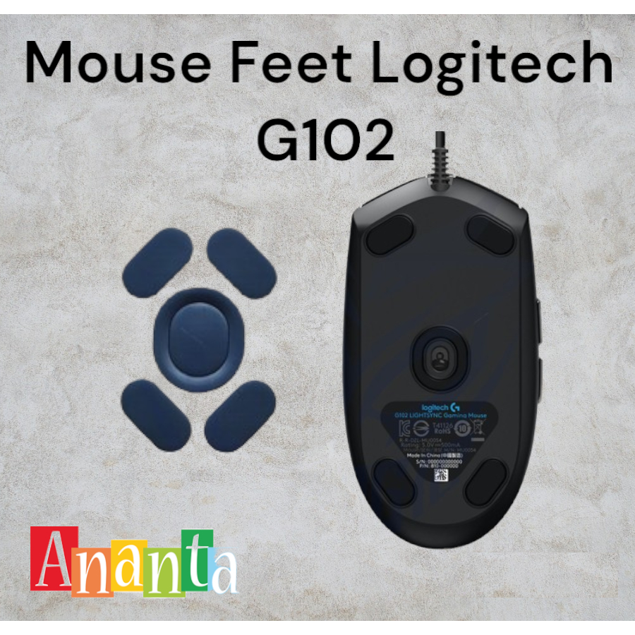 Jual Mouse Feet Glide Logitech G102 Kaki Mouse Alas Mouse | Shopee ...