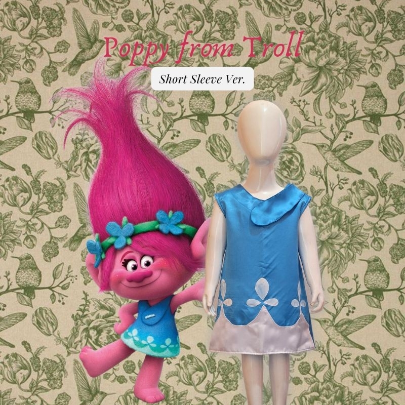 Jual Kostum Poppy Dari Film Troll Untuk Anak | Poppy From Troll The ...