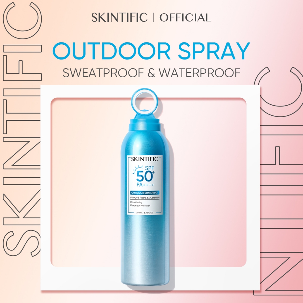 Jual SKINTIFIC Outdoor Sunscreen Spray SPF 50+ PA++++ sunblock UVA/UVB ...