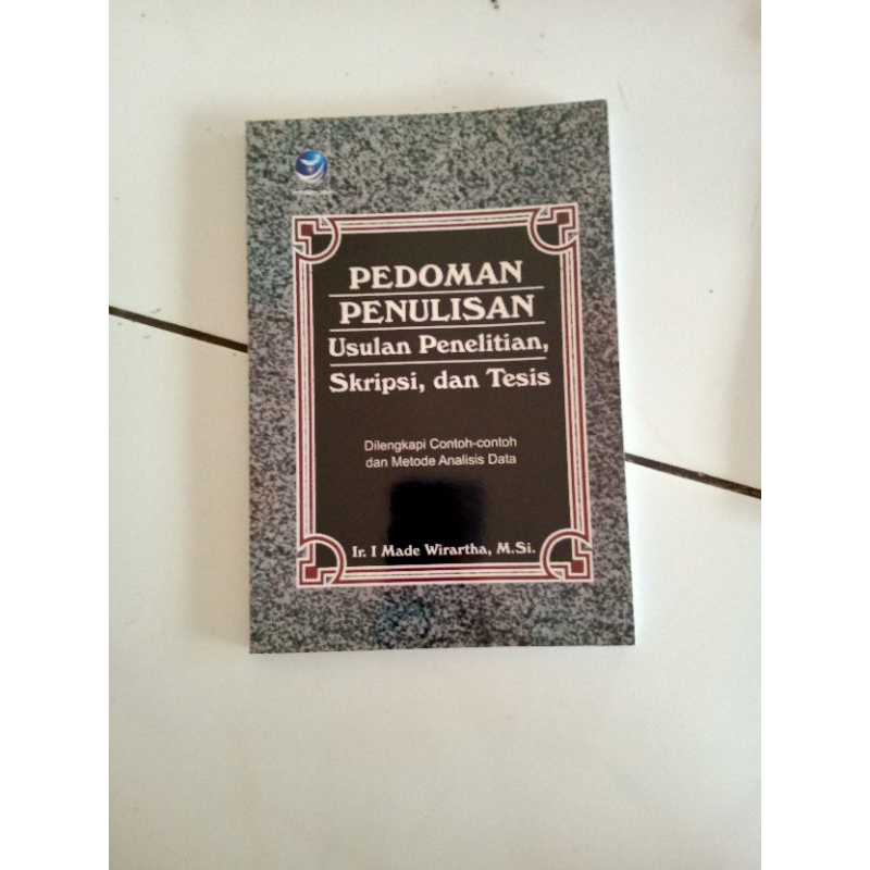 Jual pedoman penulisan usulan penelitian, skripsi, & tesis | Shopee ...