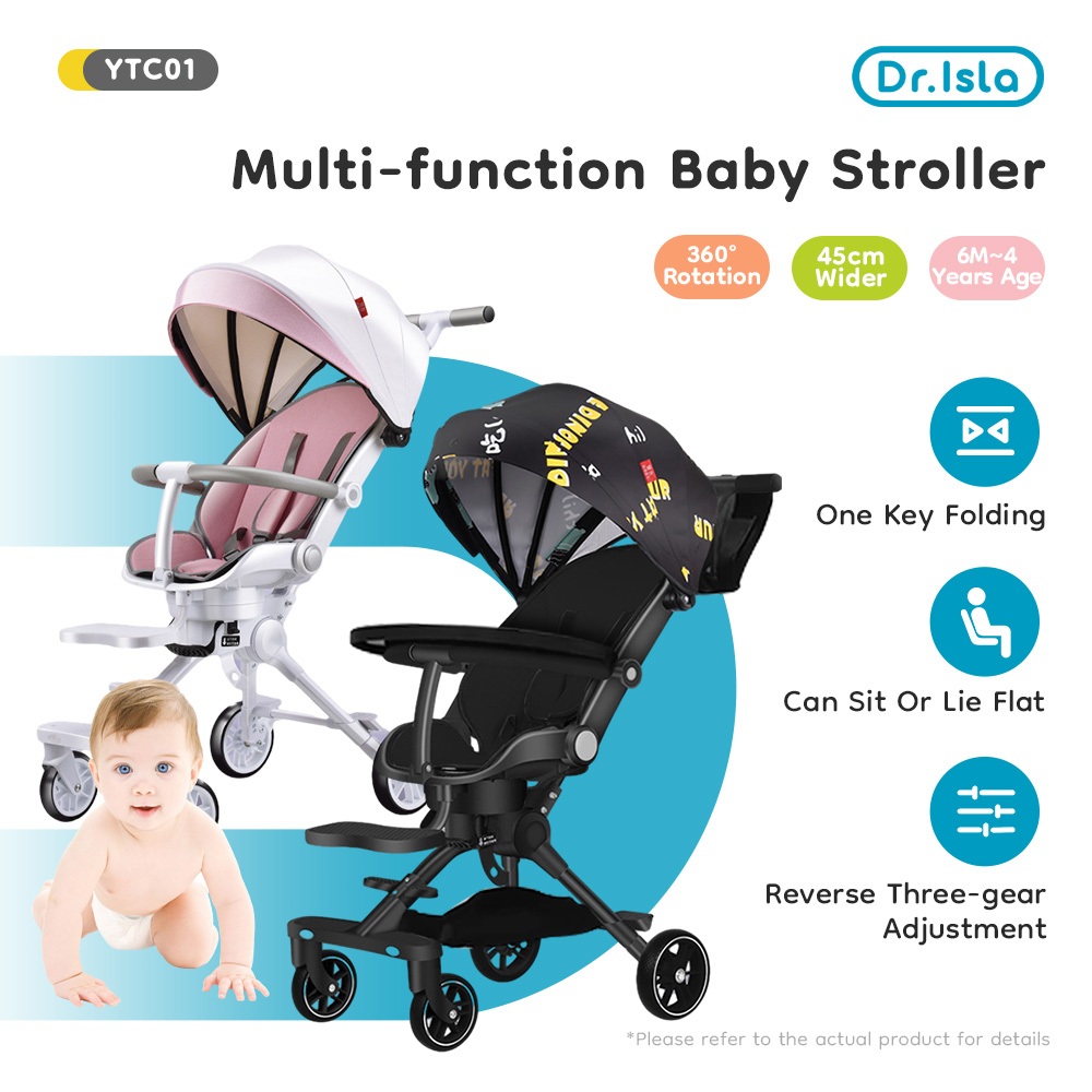 Jual Dr.isla Stroller Baby Lipat Stroller Bayi Kereta Dorong Bayi 2 ...