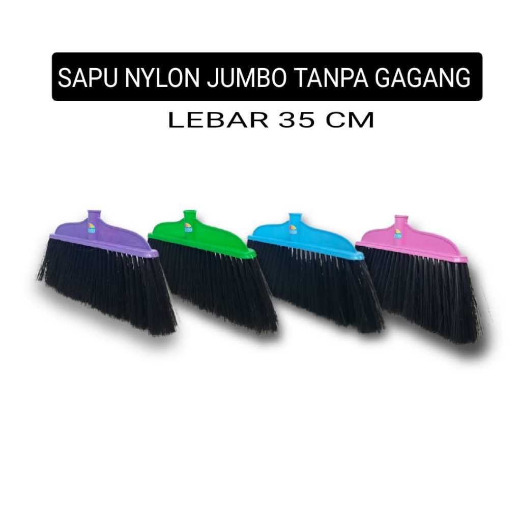 Jual SAPU NYLON JUMBO NAPABALE TANPA GAGANG LEBAR 35CM | Shopee Indonesia