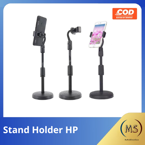 Jual COD Stand Holder HP Handphone Penyangga Broadcasting Putar 360 ...