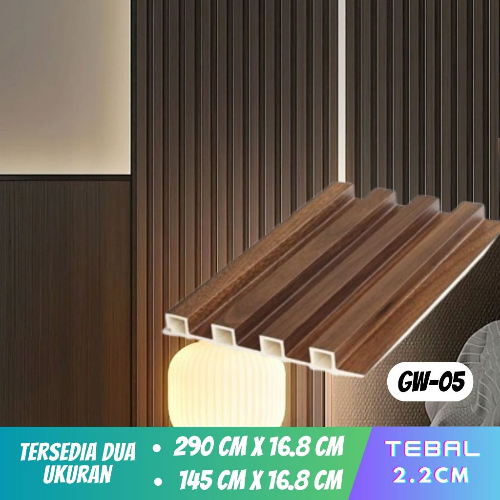 Jual Wall Panel WPC 2.9meter Wall Panel WPC Hiasan Dinding dekorasi ...